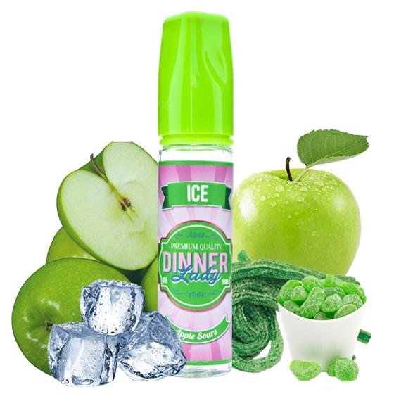 جویس دینرلیدی با طعم سیب یخ Dinner Lady Apple Sours ICE